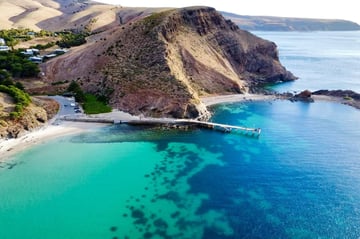 Second Valley Beach and Rock Pools, Fleurieu Peninsula, South Australia ...
