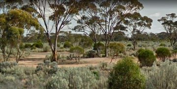 90 Mile Sign Parking Area, Australia's Golden Outback, Western ...
