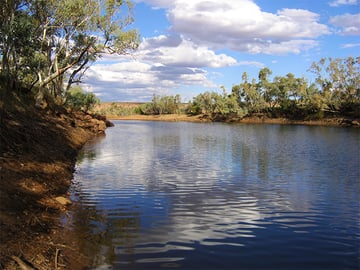 Old Police Station Waterhole, Barkly, Northern Territory, Australia ...