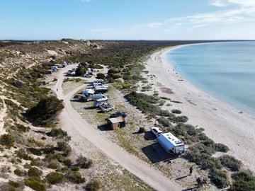 Burners Beach Camping Area, Yorke Peninsula, South Australia, Australia ...