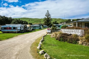 Herbertville Campground, Tararua, Manawatu-Whanganui, New Zealand ...