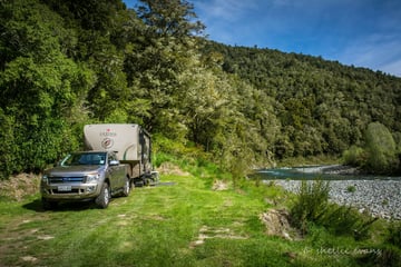 Pelorus Bridge Campground, Marlborough, Marlborough, New Zealand ...