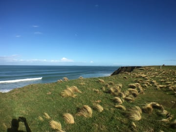 Cliffs at Fortrose Lookout, Southland, Southland, New Zealand ...