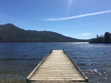 Hans Bay - Lake Kaniere Campsite, West Coast, West Coast, New Zealand ...