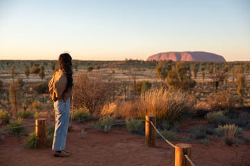 Uluru Sunset Viewing Area, Lasseter, Northern Territory, Australia ...