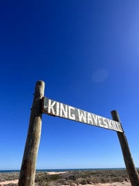 King Waves Kill Sign, Australia's Coral Coast, Western Australia ...